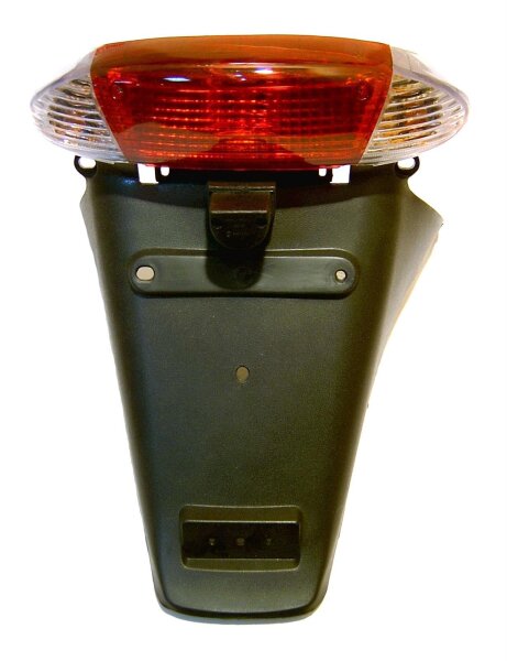 RÜCKLICHT KOMPLETT + SPRITZSCHUTZ f. JONWAY KREIDLER etc.