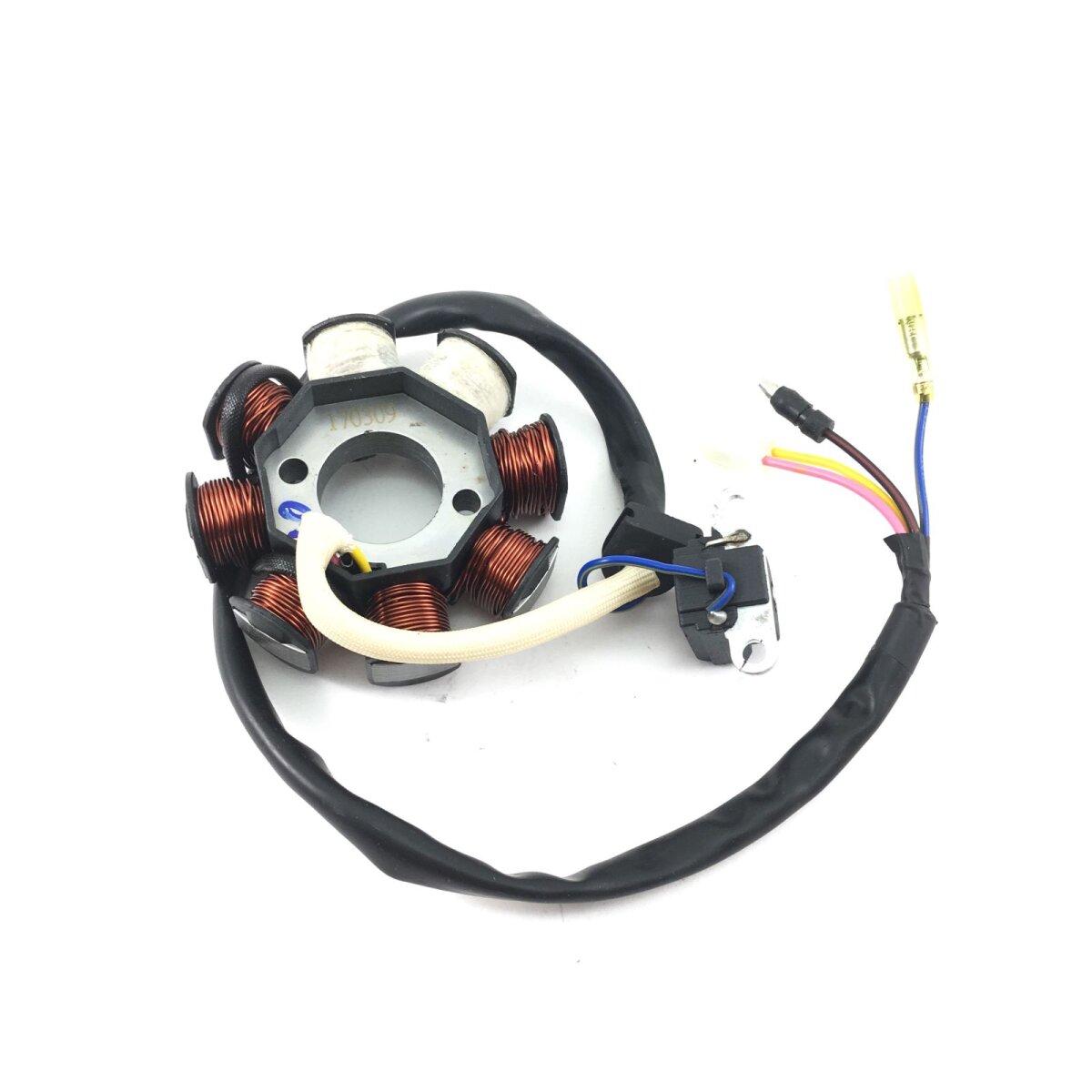 GY6 Jack Fox Retro Star 50 Stromgenerator 50ccm 4Takt Motor Roller ...